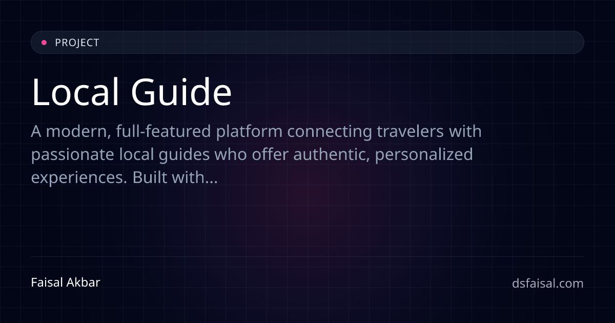 Local Guide | Projects